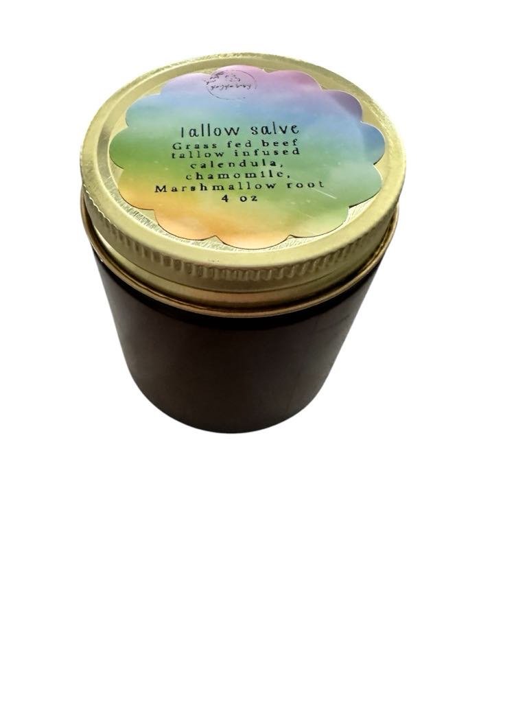 Tallow Salve chamomile calendula infused tallow for dry skin ...